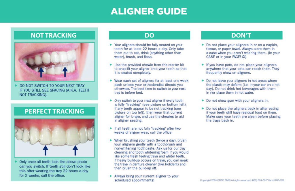 (Item # 700-205) Aligner Guide - Mirror Clings - Packs of 50 - OREC